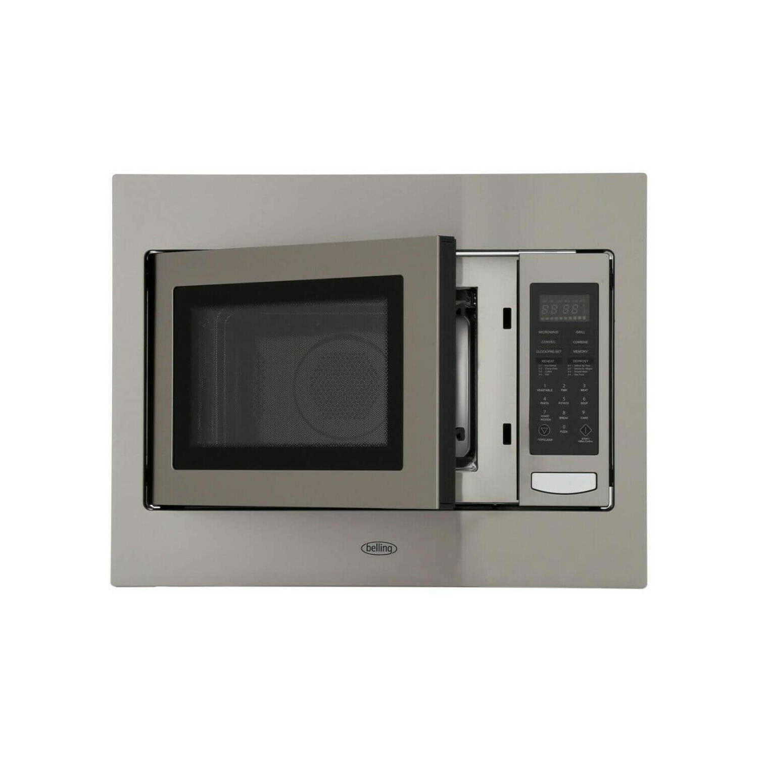 Belling BIMW60 900W Built-In Microwave with Grill - Stainless Steel ...