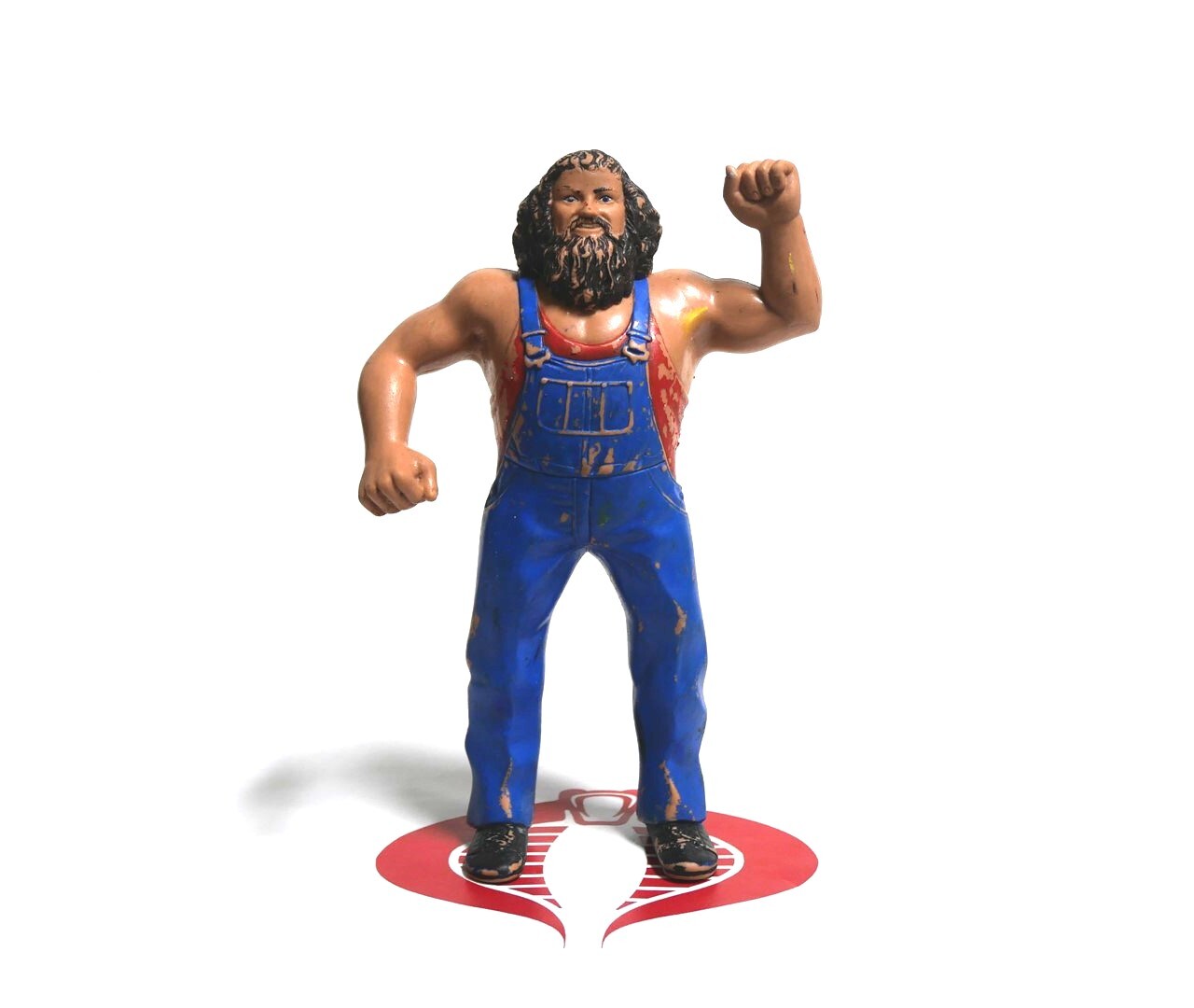 WWF Wrestling Action Figure Hillbilly Jim Titan LJN 8" Worn No hat | eBay