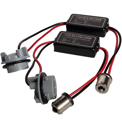 1156 LED Decoder Resistor Dash Error Canceller Fix Turn Signal Fast ...