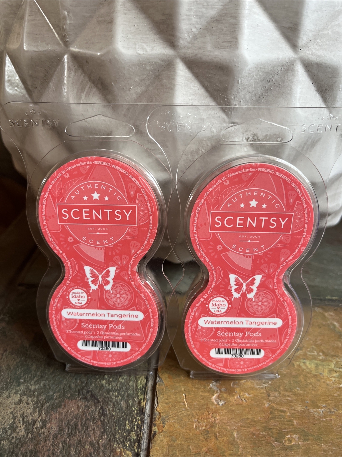2x Scentsy Go Pods Pod Fragrance NIP New Watermelon Tangerine | eBay