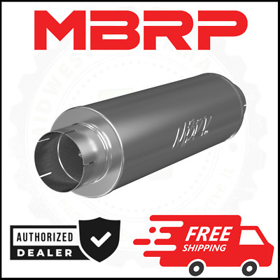 MBRP Quiet Tone Muffler Resonator 5" Inlet Outlet | 8" Dia Body | 31 ...