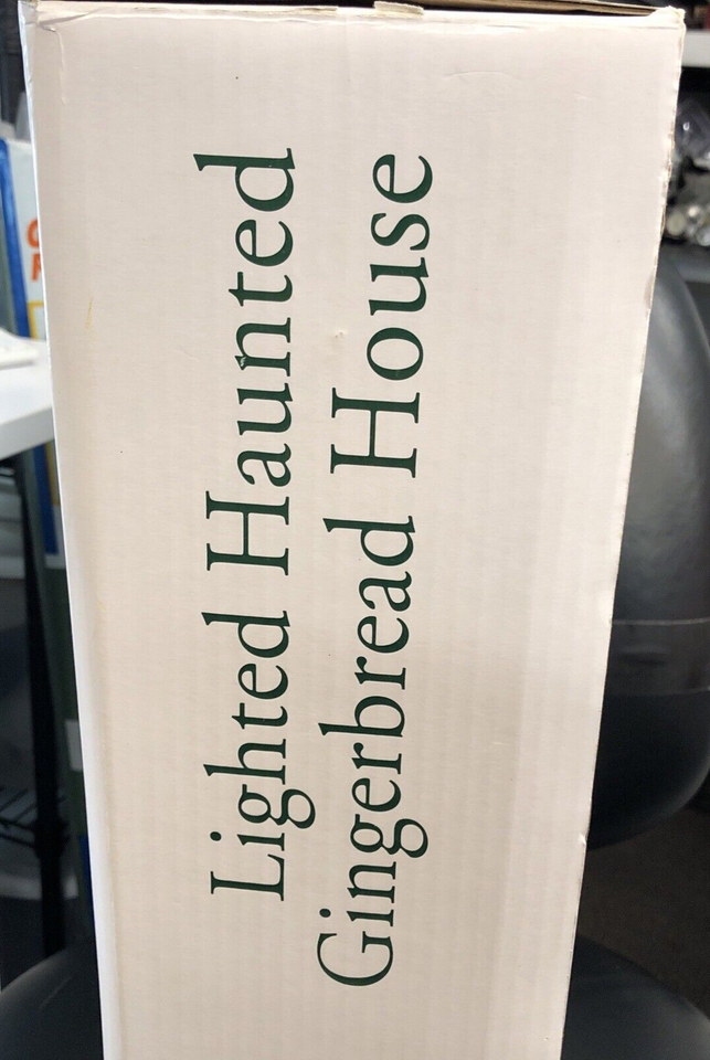 2008 Traditions by Byers' Choice Lighted Haunted Gingerbread Halloween ...