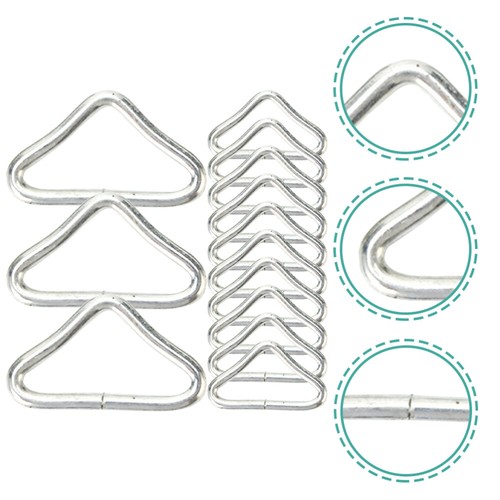 30 Pcs Spring Hook Child Replacement Trampoline Parts Triangle Rings | eBay