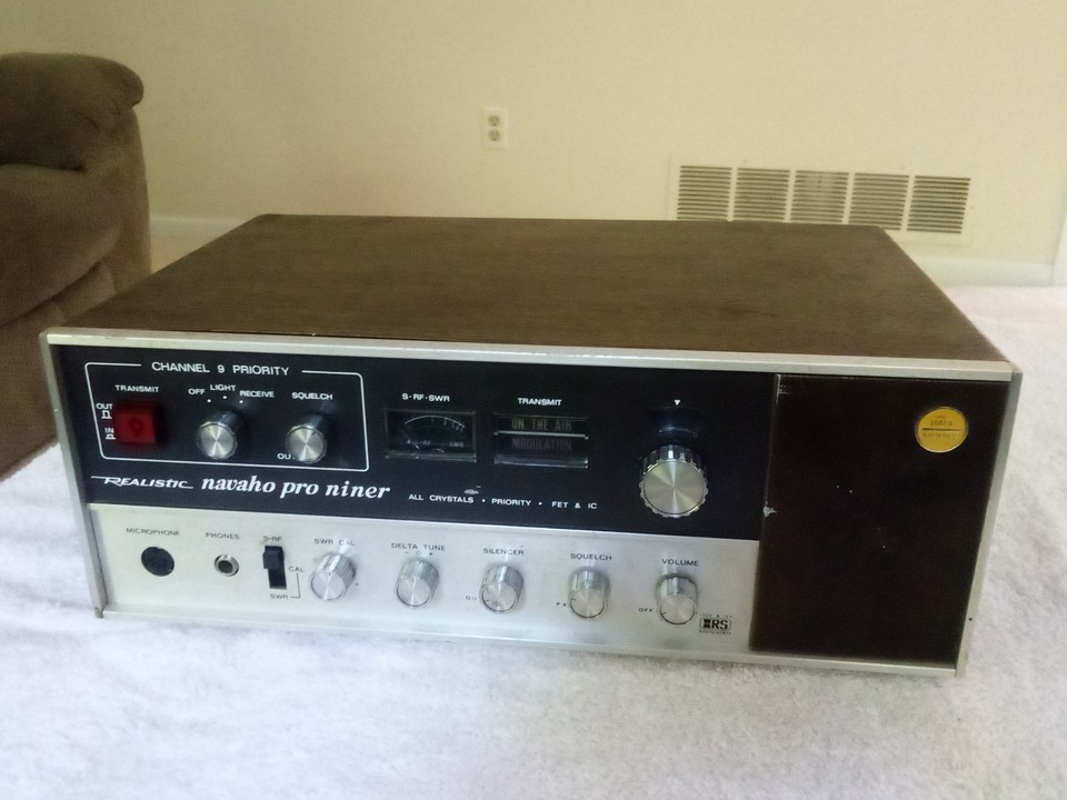 Vintage REALISTIC NAVAHO PRO NINER Base Station CB Radio Shack 21-149 ...