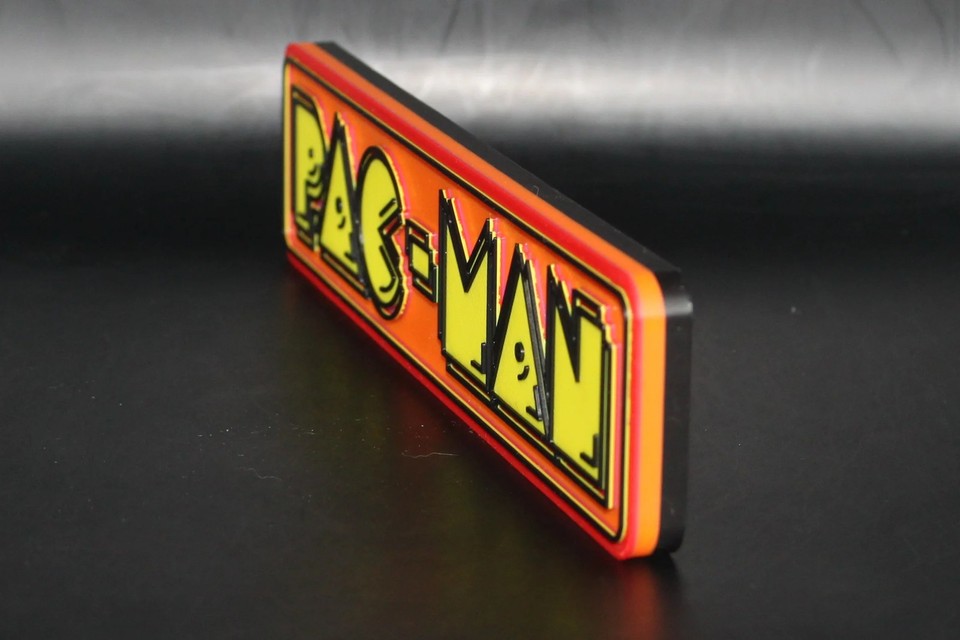 PAC-MAN 3D printed Logo Sign Wall Desk Shelf Art | eBay
