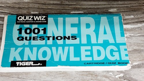 1993 Tiger Quiz Wiz Electronic Question & Answer Game Handheld Travel | eBay