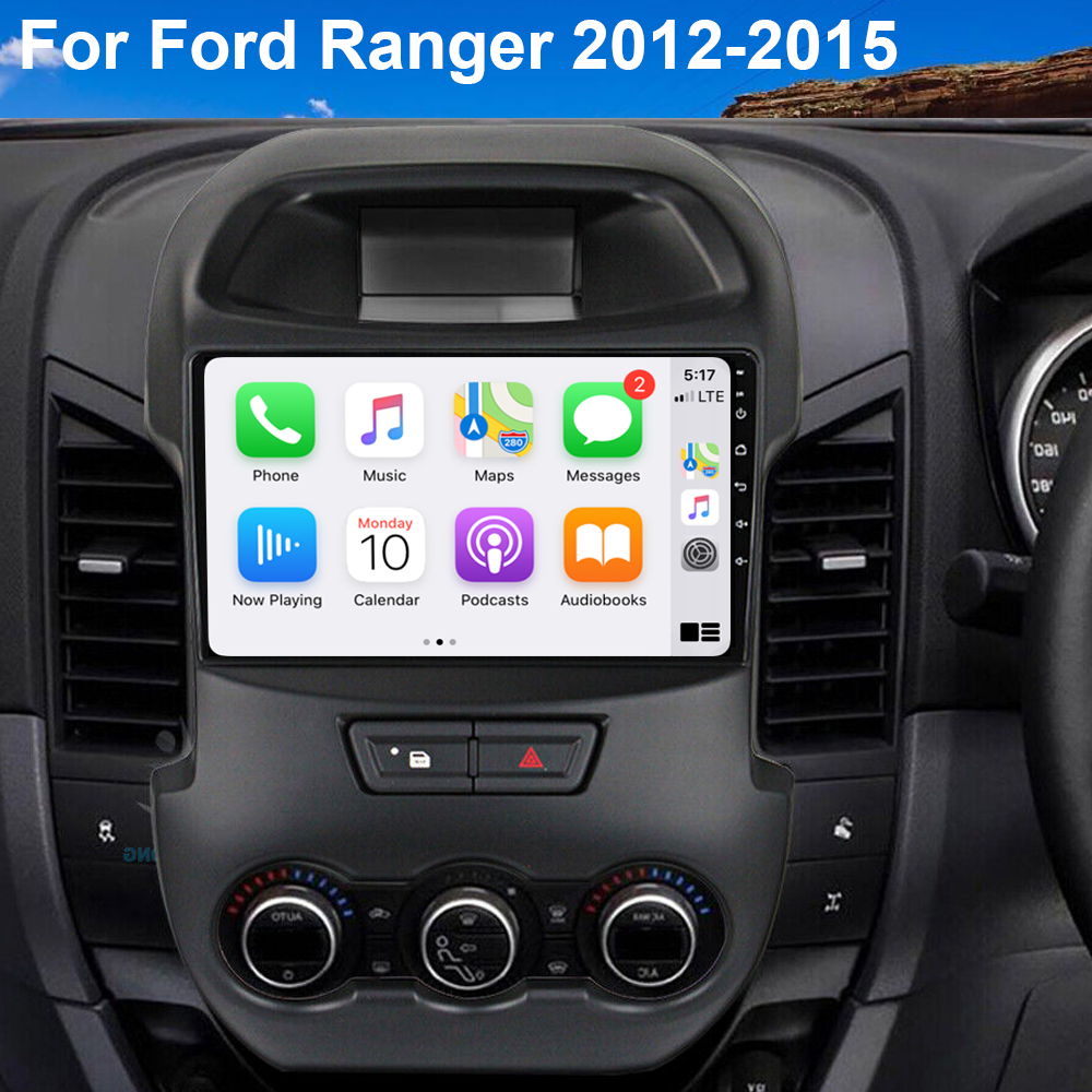 9" CarPlay Android 12 Auto Car Stereo GPS Head Unit For Ford Ranger ...