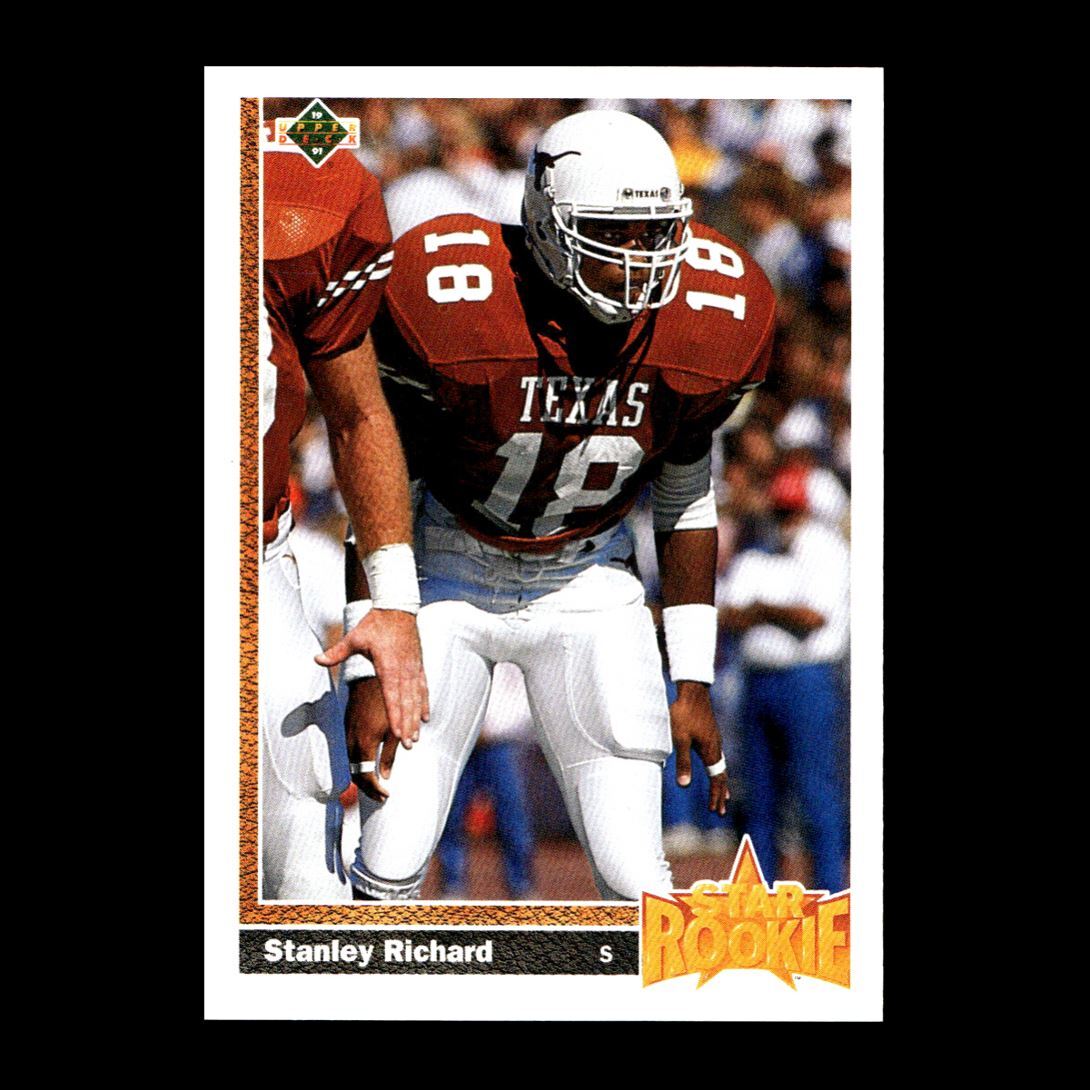 Stanley Richard 1991 Upper Deck Rookie San Diego Chargers #16 R324H 6 ...