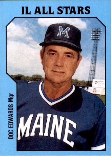 1985 International League All-Stars TCMA #24 Doc Edwards Manager ...