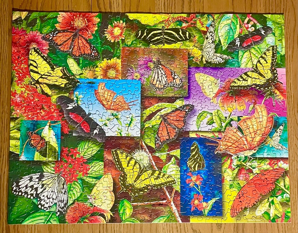 Springbok 500 pc puzzle Butterfly Garden | eBay