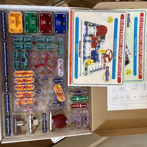 LOT 6 Set 300 - Elenco Snap Circuits Electronic Kit UNTESTED See Desc ...