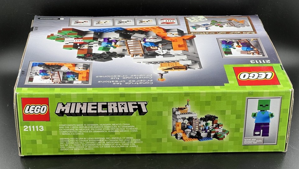 LEGO Minecraft: The Cave Set 21113 New Sealed Box | eBay