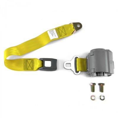 SafeTBoy 2-Point Retractable Push Button Buckle Lap Belts STBSB2RSYL | eBay