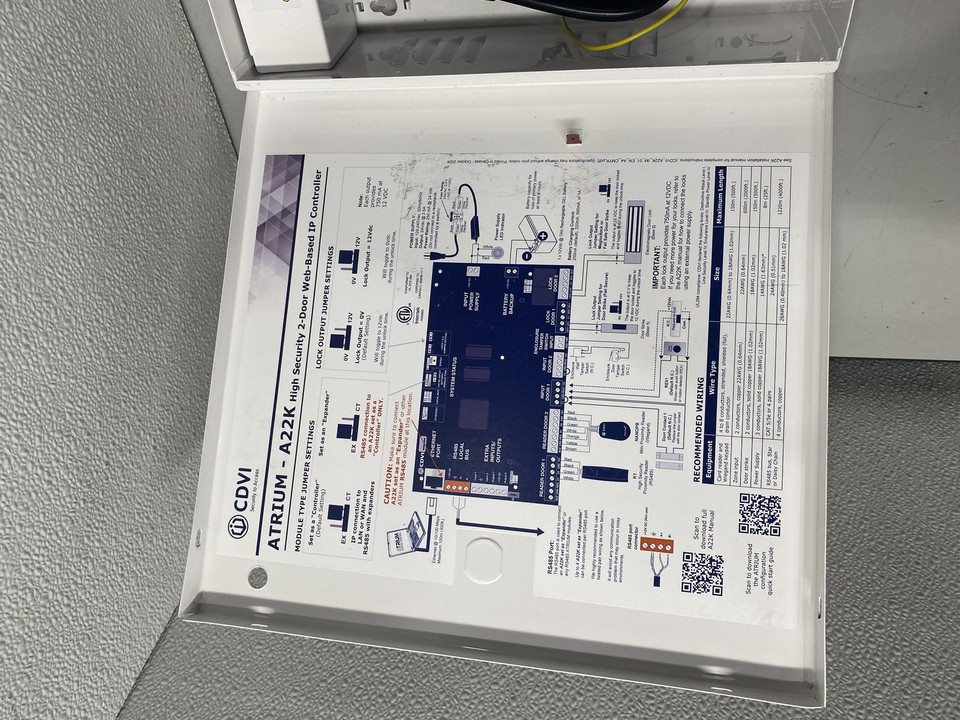 CDVI A22k1 High Security 2-Door Reader Kit | eBay
