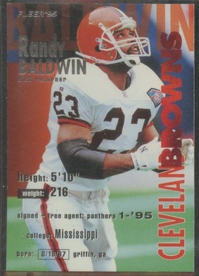 1995 Fleer #76 Randy Baldwin Cleveland Browns | eBay