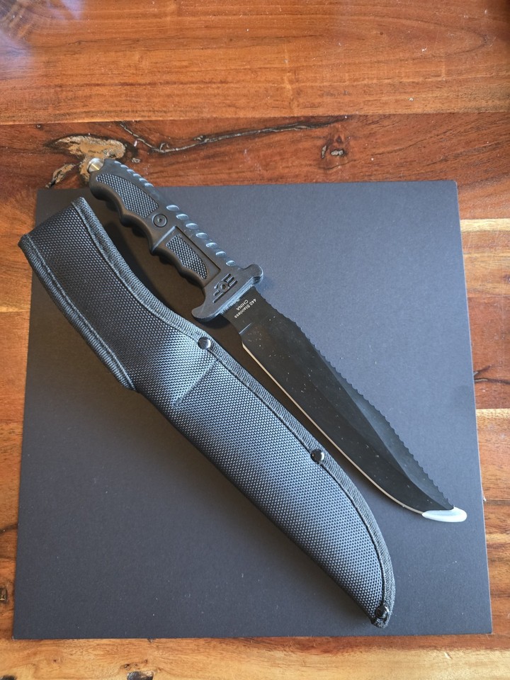 Elk Ridge ER-511 13 inch Fixed Blade Knife with Glass Breaker New No ...