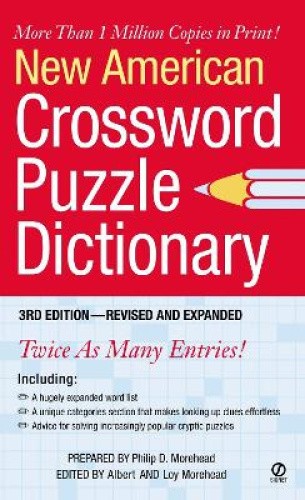 New American Crossword Puzzle Dictionary: 3rd Edition--Revised and ...