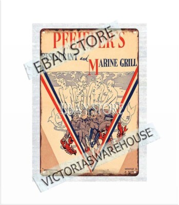 1942 ww2 retro taverns restaurant and marine grill ANTI-AXIS GRAPHICS ...