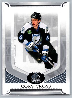 2020-21 SP Signature Edition Legends #146 Cory Cross Tampa Bay ...