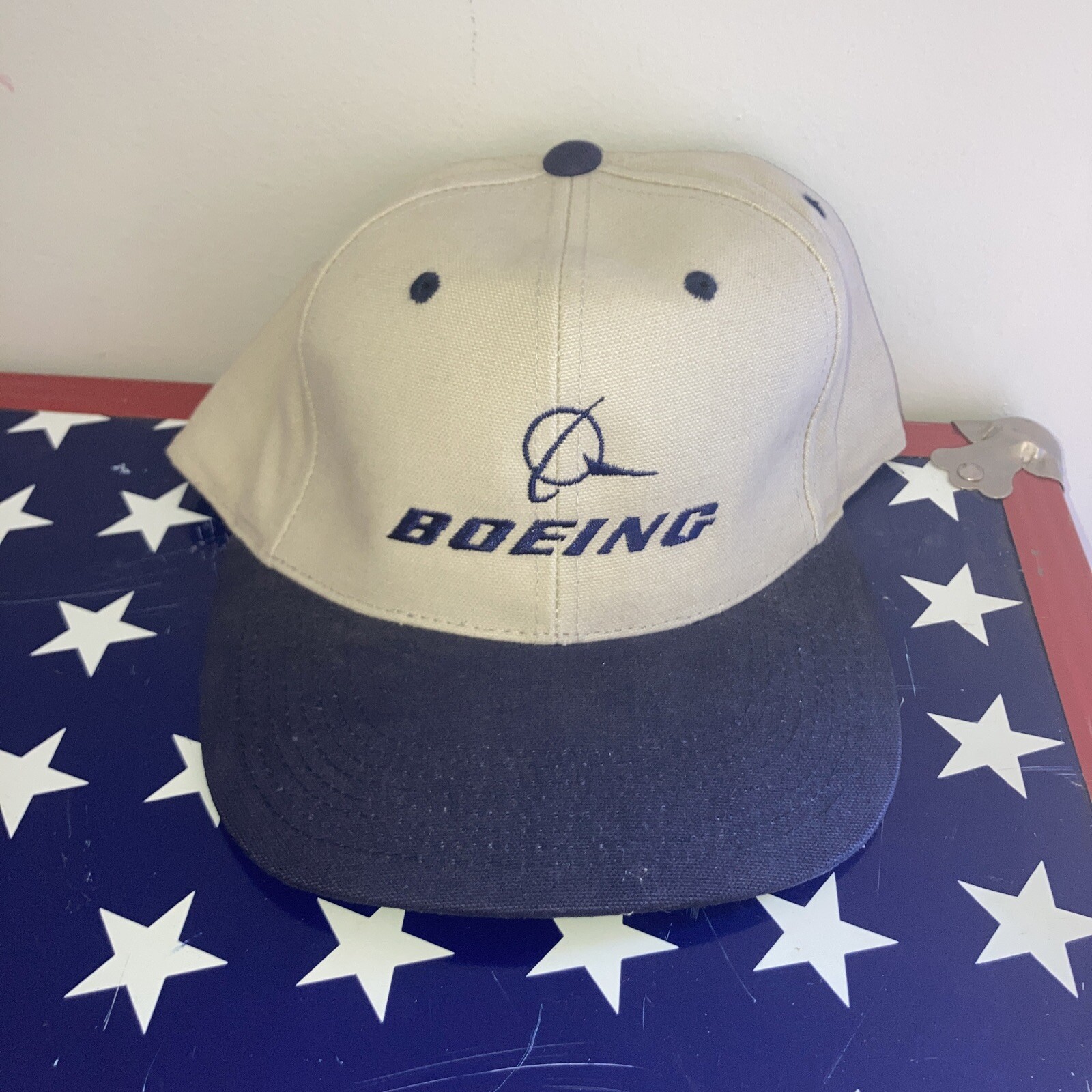 Boeing Company Aeronautics Ball Cap Snapback Hat Embr… - Gem