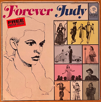 JUDY GARLAND Forever Judy MGM 1969 JAZZ VOCAL LP POSTER RARE SEALED | eBay