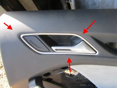 AUDI A3 S3 RS3 8V GENUINE SOLID ALUMINIUM DOOR INTERIOR HANDLES WOW ...