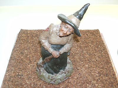 TOM CLARK RESIN GNOME SCULPTURE HAZEL 1984 GOOD WITCH COA #8 EDITION | eBay