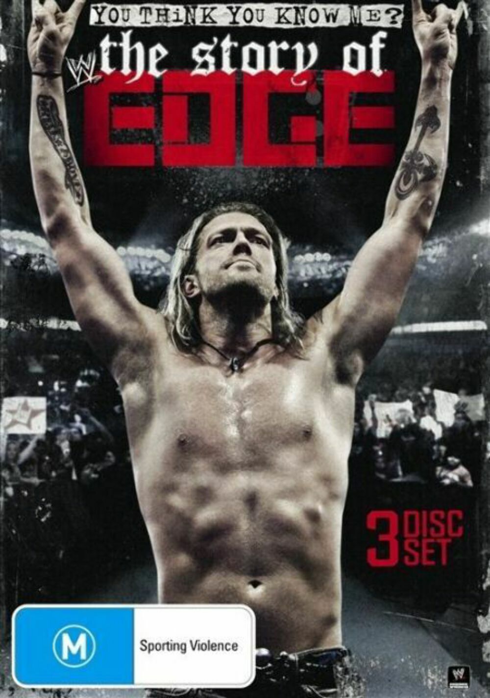 WWE - The Story of Edge (DVD, 2012, 3-Disc Set)vgc Region 4 t129 ...