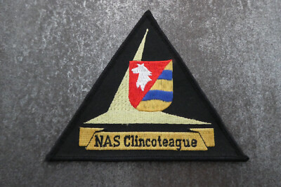 Naval Air Station Chincoteague US Navy Military Cloth Patch Badge L4M ...