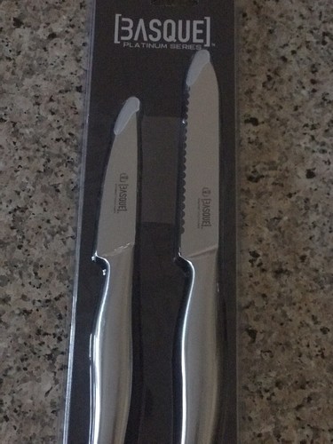 Basque Platinum Series 2 Pcs Knife Set - Paring Knife & Utility Knife ...