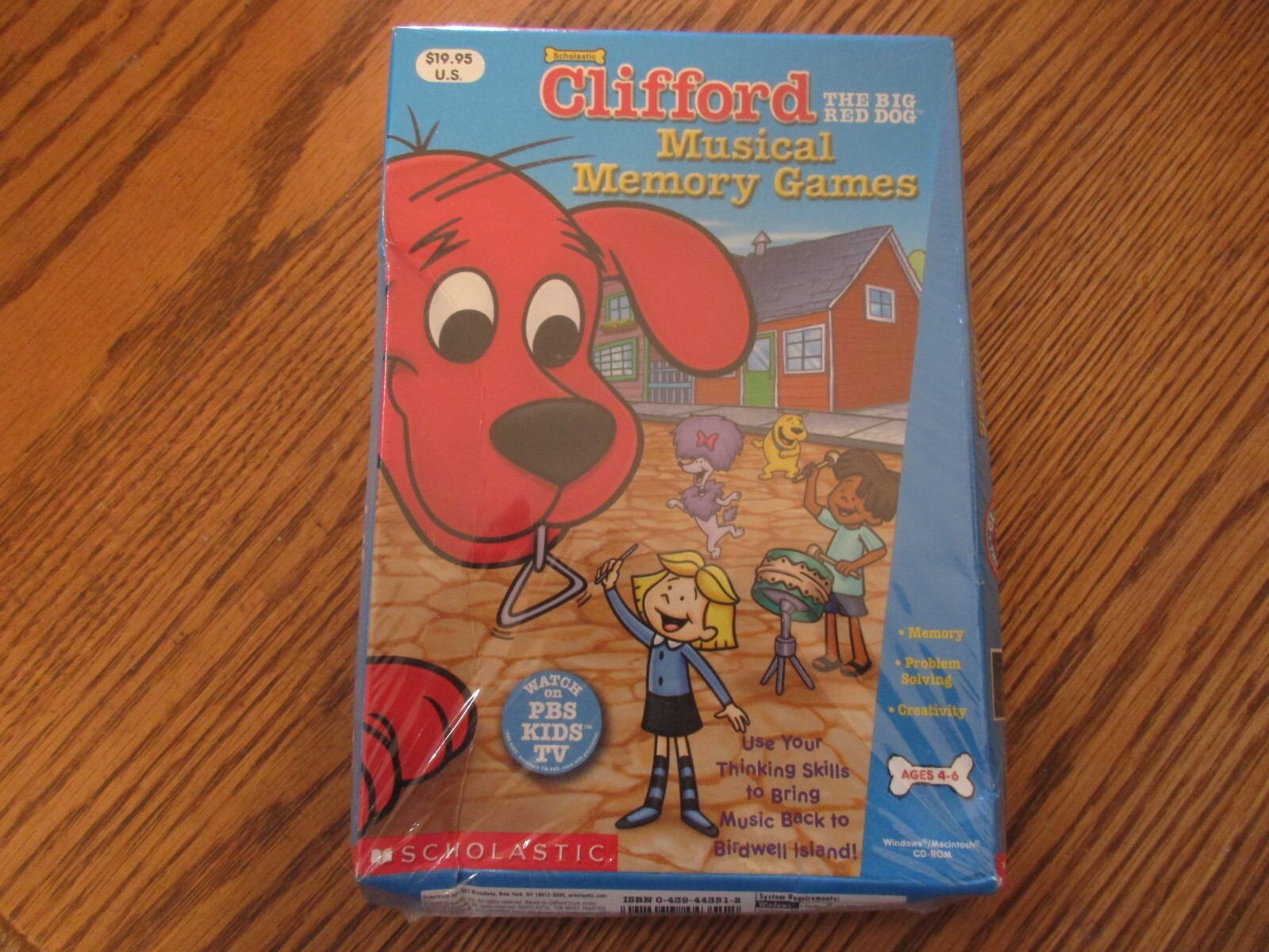Clifford The Big Red Dog Musical Memory Games | eBay