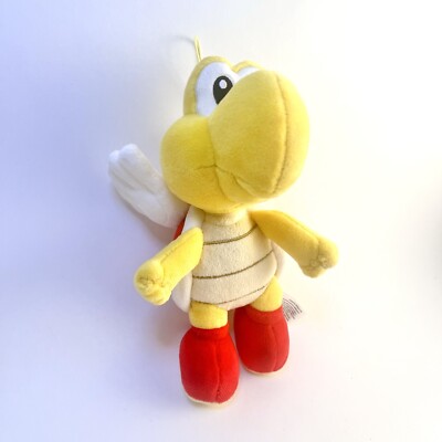 Yellow Koopa Paratroopa Wings Plush Stuffed Toy 8" Nintendo Super Mario ...