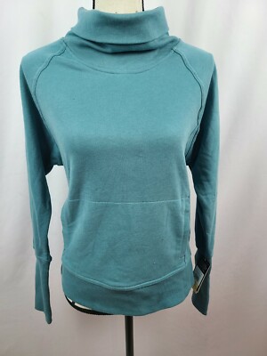 Champion C9 Women's Turquoise Long Sleeve French Terry Turtleneck ...