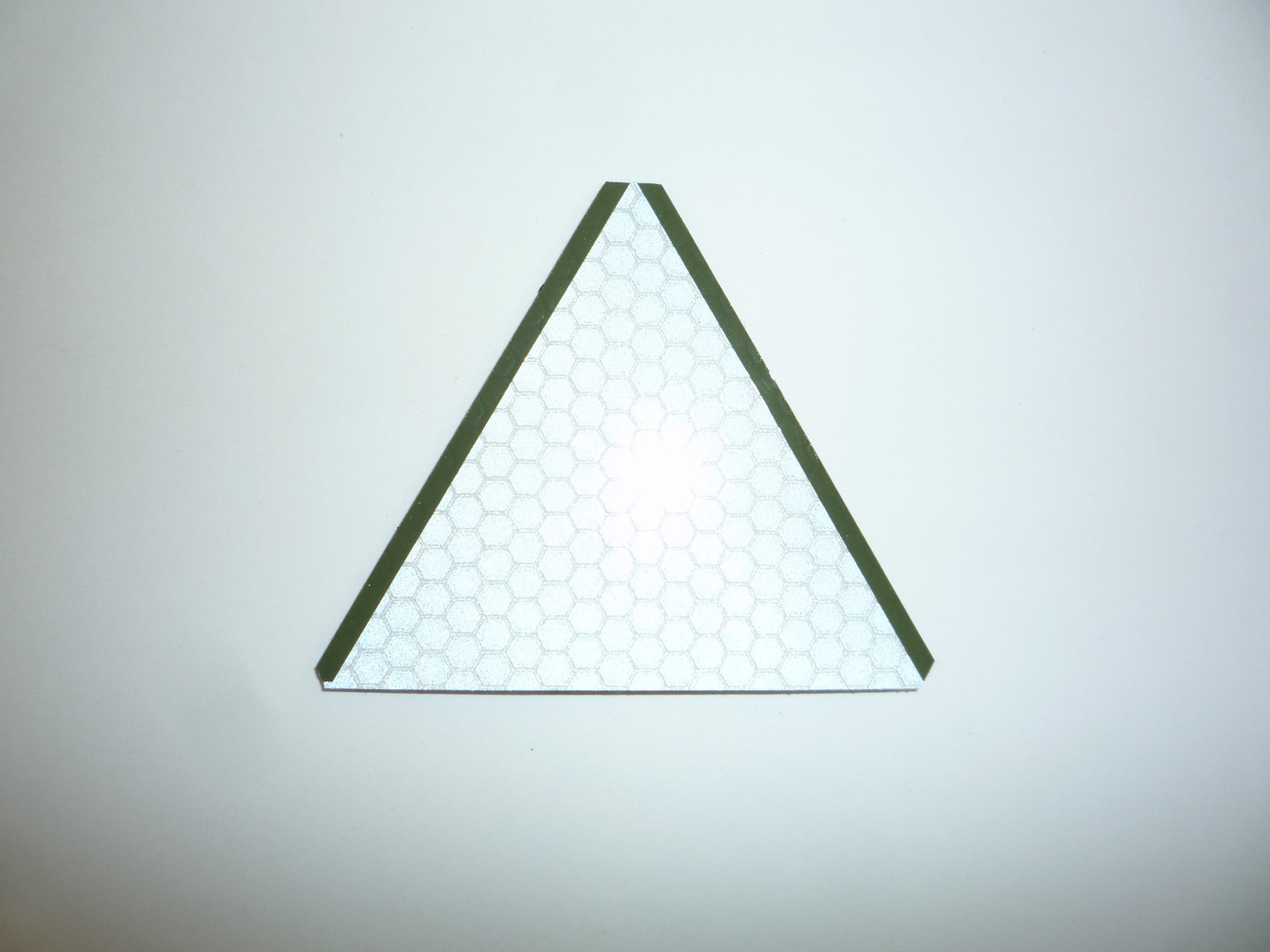 8 pk ODG SOLAS TRIANGLE STICKERS MANUFACTURING REMNANT 2.6” BASE WITH 2 ...