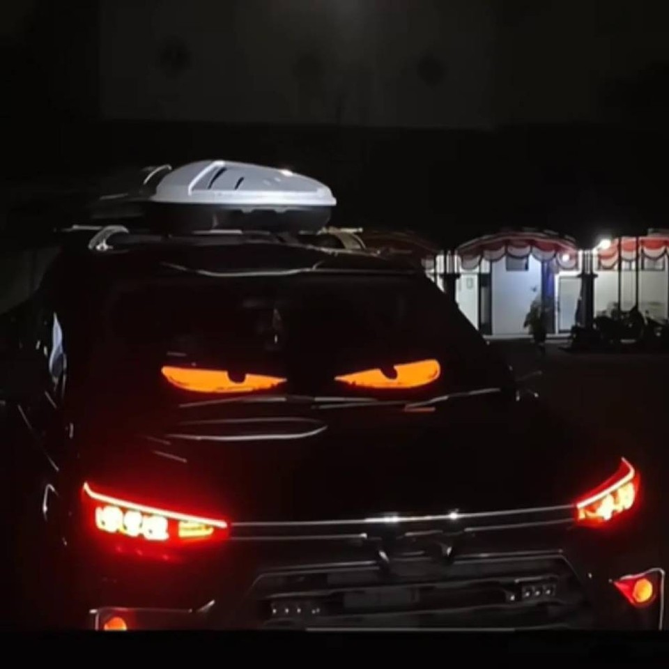 Blazexel Devil Eyes Light - Soft Screen, Flexible LED, Car Windows LED ...