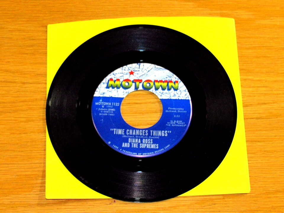 SOUL 45 RPM - THE SUPREMES - MOTOWN 1122 - "FOREVER CAME TODAY/TIME ...