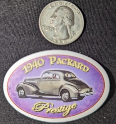 1940 PACKARD PRESTIGE Antique Car Sticker Decal Bicycle Bike Car Laptop ...