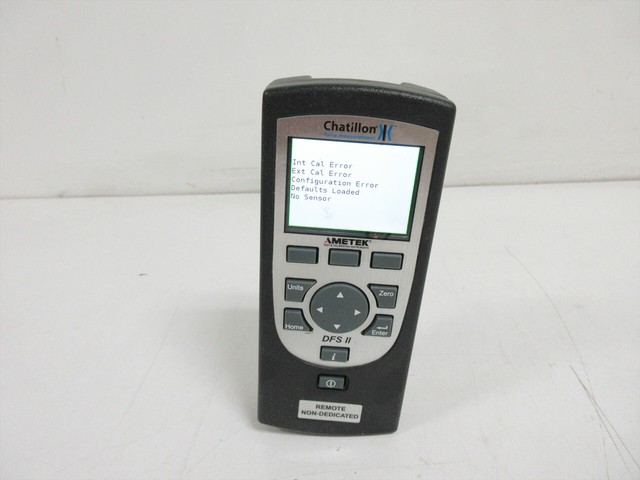 Chatillon Dfs2-r-nd Force Gauge 500 LB Remote Loadcell Charger Dfsii ...