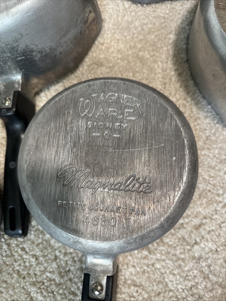 Vtg Magnalite Wagner Ware GHC Aluminum Cookware 16 Piece Lot Stock ...
