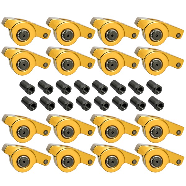 Aluminum Roller Rocker Arms Set 1.6 Ratio 3/8" for Chevy Small Block ...