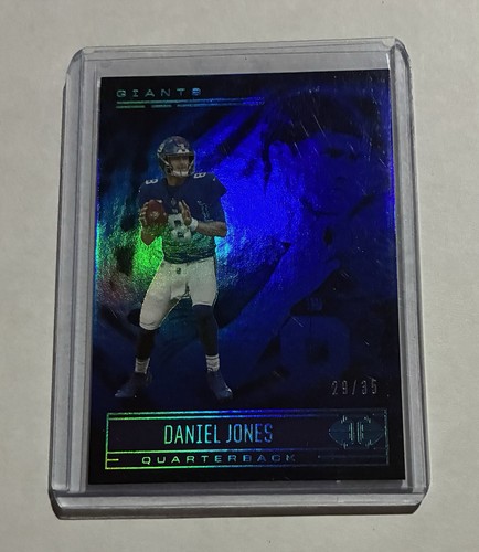 Daniel Jones 2021 Illusions Football Card Blue /35 NY Giants ...