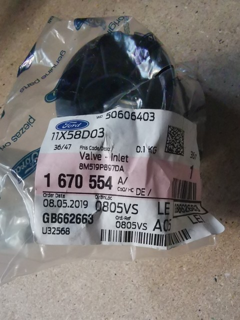Genuine Ford Engine Inlet Valve 1670554 for sale online | eBay