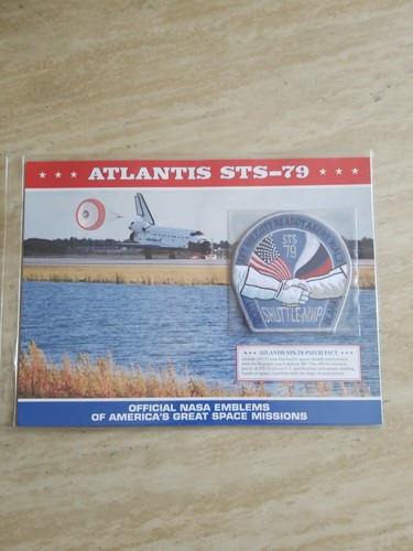 Vintage NASA ATLANTIS STS-79 Patch Sealed | eBay