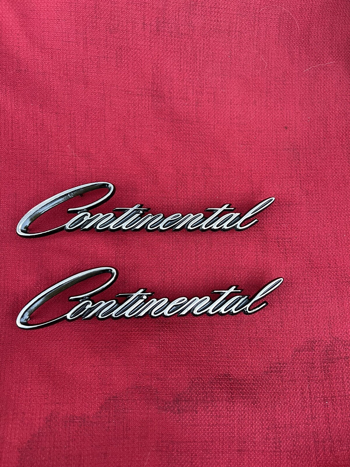 1964-1969 LINCOLN CONTINENTAL Rear Quarter Panel Script Set Of 2 | eBay