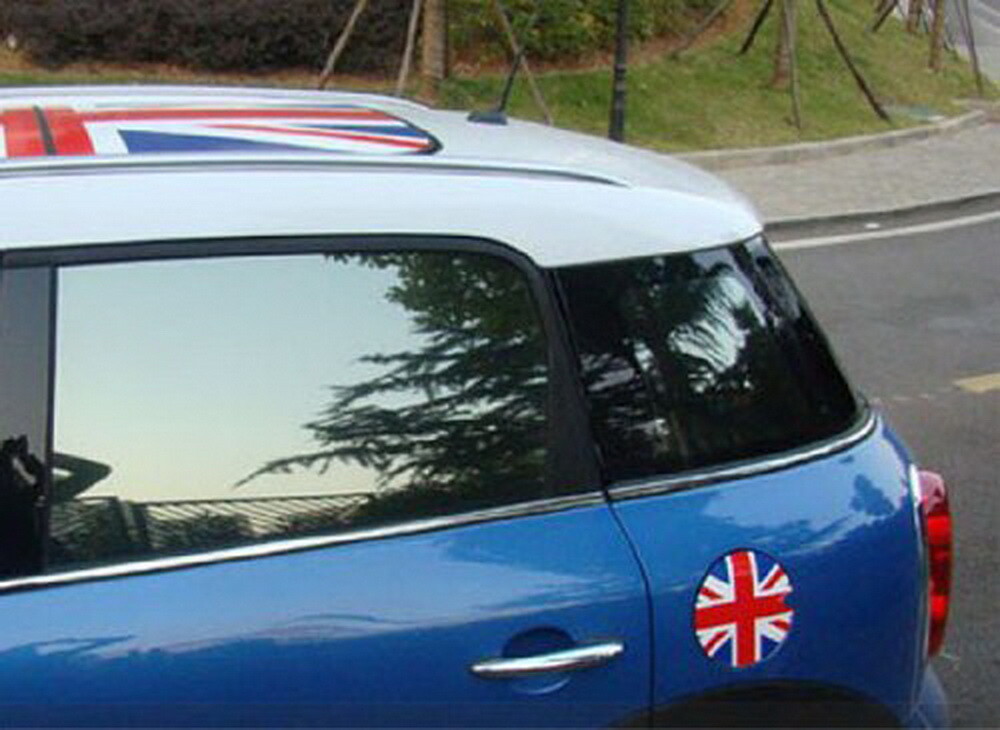Union Jack UK Flag Pattern Vinyl Sticker Decal For Mini Cooper Gas Cap ...