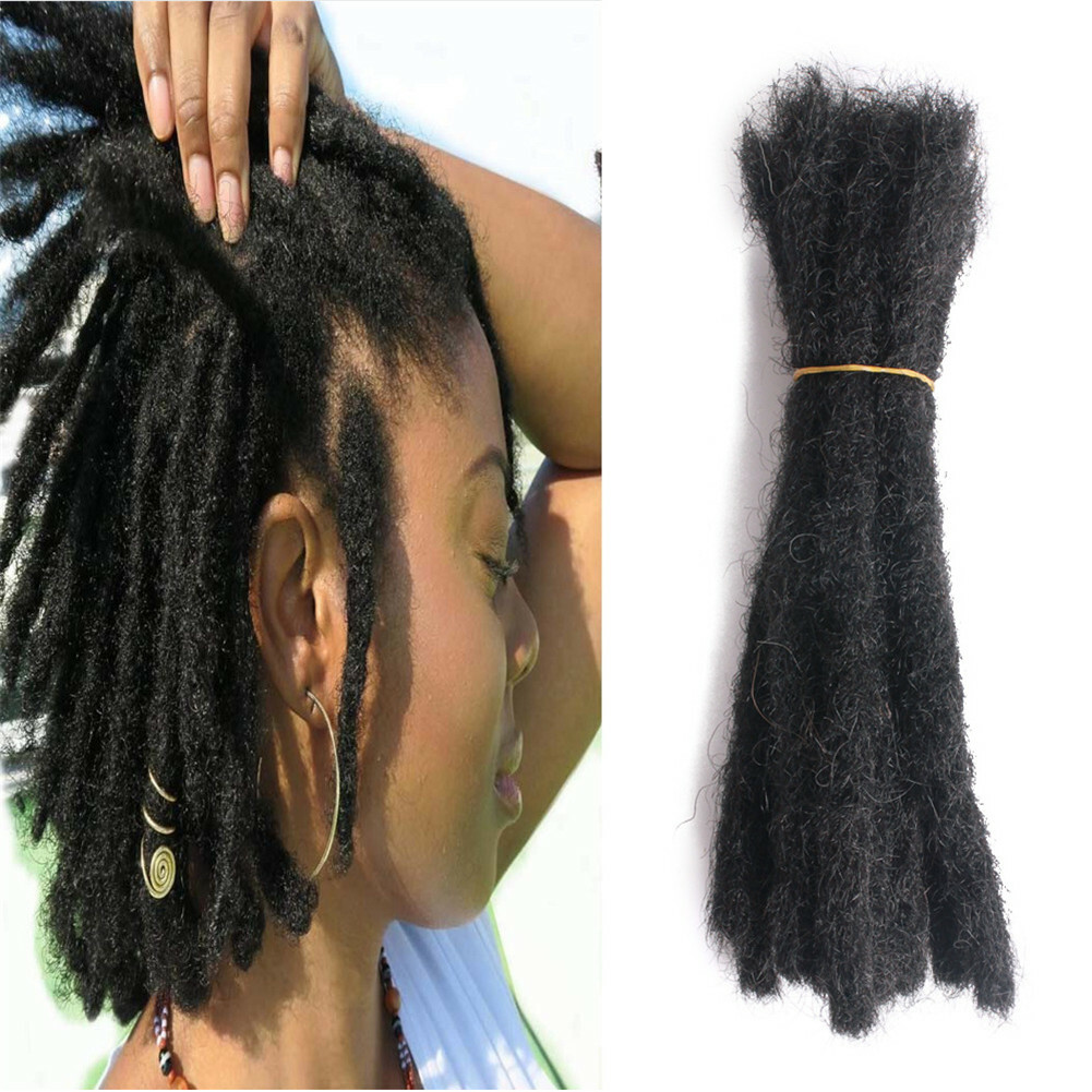 8"-14"Handmade Crochet Dreadlocks 100% Human Hair Locks Dreads ...