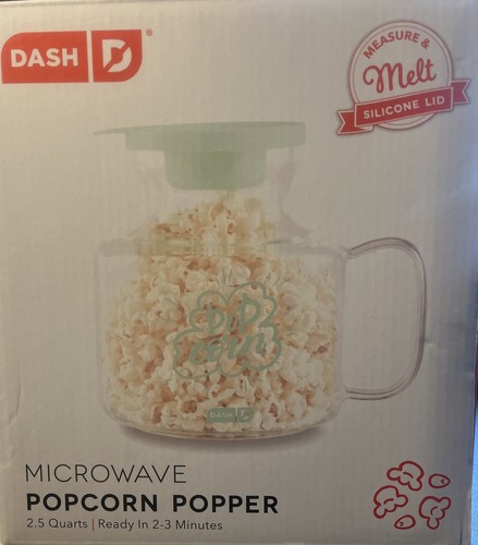 Dash Glass Popcorn Popper for Microwave 2.5 Quarts | eBay