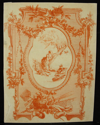 Stone Ranson (1736-1786) Engraving Original To 1770 Scene Champêtre ...
