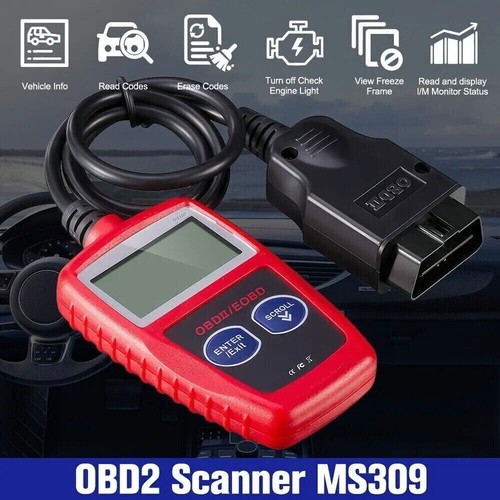 MS309 Automotive Code Reader OBD2 Scanner Diagnostic Tool Car Check ...
