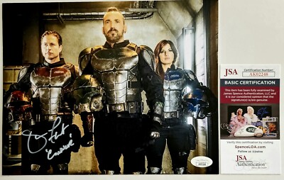JASON FAUNT Signed Legend Of The White Dragon W/ Jason David Frank 8x10 ...